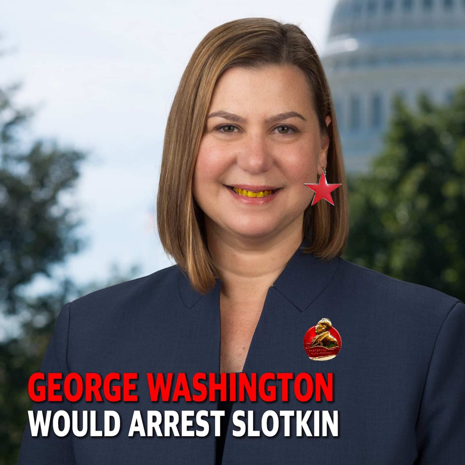 George Washington Would Arrest Sen. Elissa Slotkin for Treason
